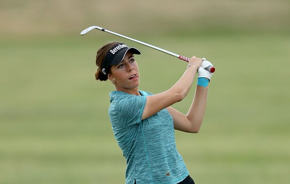 Hall one shot behind at British Open - Lady Golfer