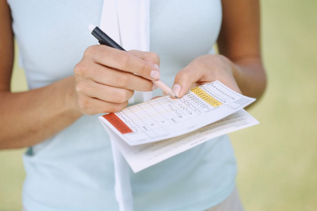Rules Of Golf Explained How To Fill Out A Golf Scorecard National 